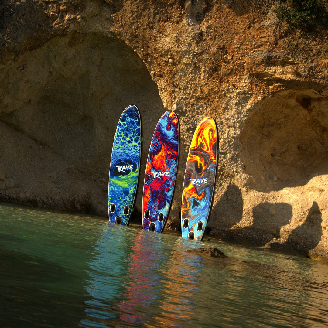 Tidal Rave™ ACRYLIC - Inflatable Paddle Board ~ Scorch – Tidal Rave Sports