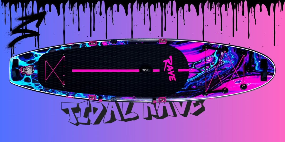 Tidal Rave™ ACRYLIC - 10’6 Inflatable Paddle Board ~ Echo – Tidal Rave ...