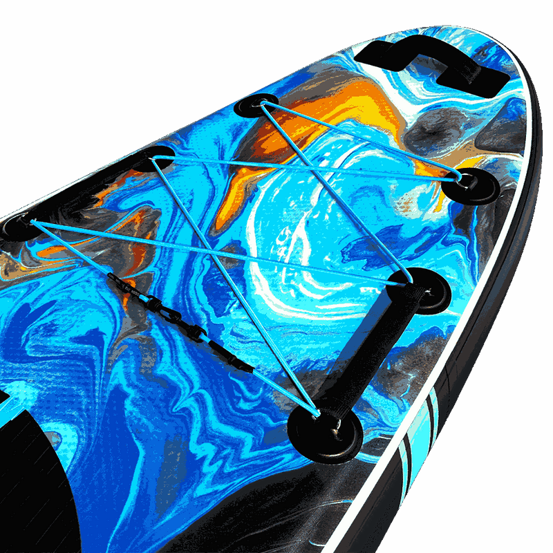 Tidal Rave™ ACRYLIC - 10’6 Inflatable Paddle Board ~ Fire & Ice