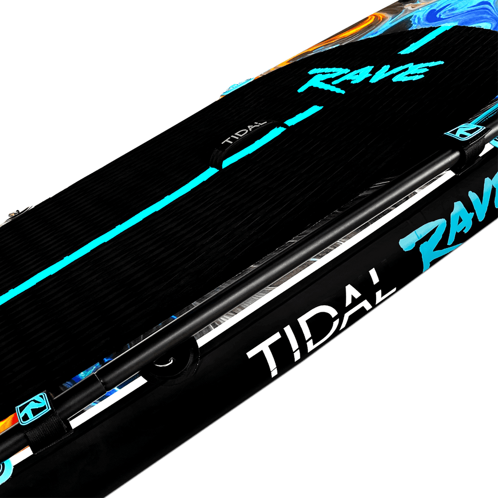 Tidal Rave™ ACRYLIC - 10’6 Inflatable Paddle Board ~ Fire & Ice