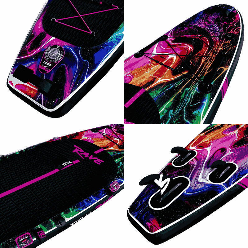 Tidal Rave™ ACRYLIC - 10’6 Inflatable Paddle Board ~ Infinity