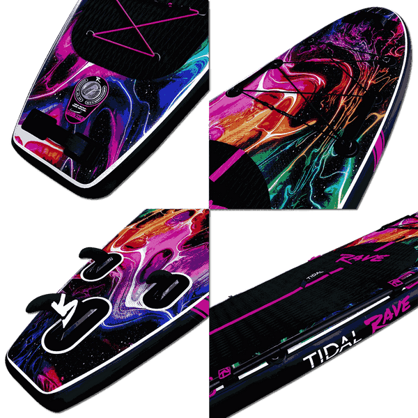 Tidal Rave™ ACRYLIC - 10’6 Inflatable Paddle Board ~ Infinity