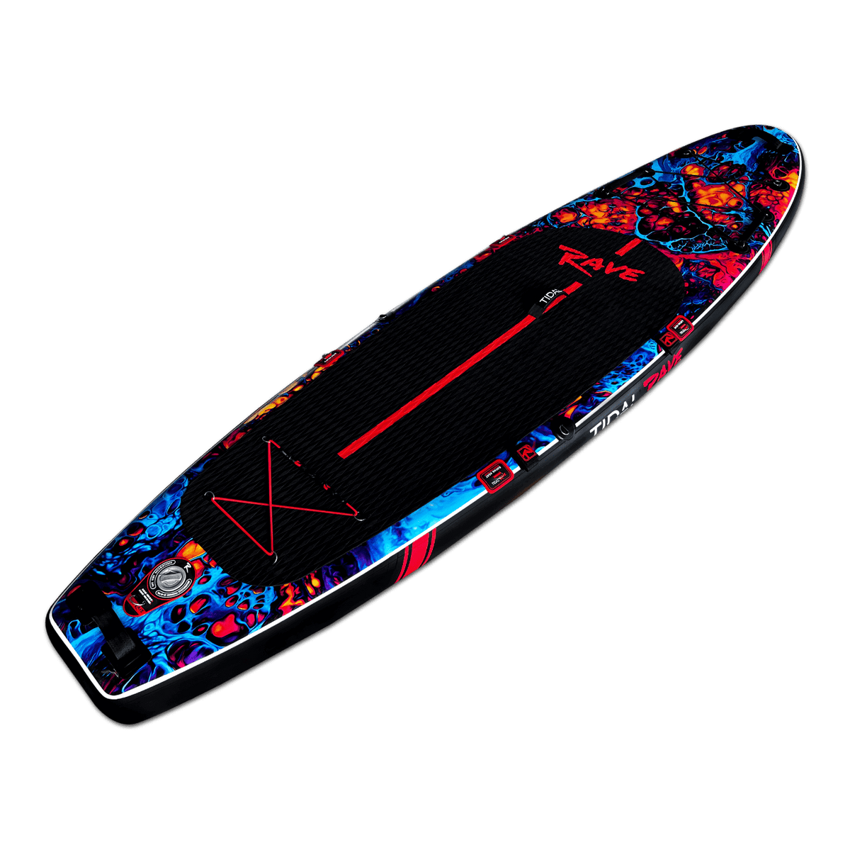 Tidal Rave™ ACRYLIC - Inflatable Paddle Board ~ Scorch
